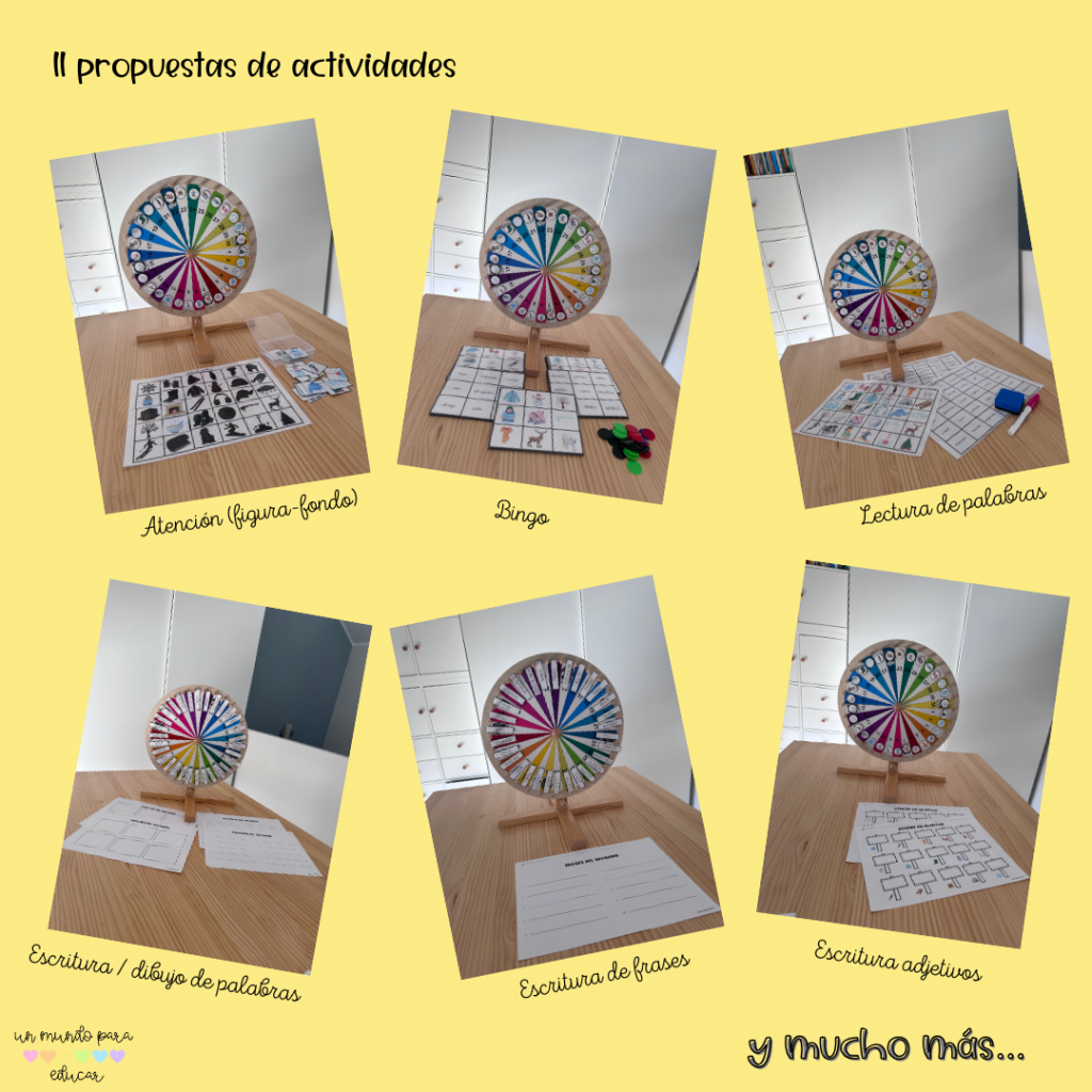 Actividades ruleta invierno – Un mundo para educar