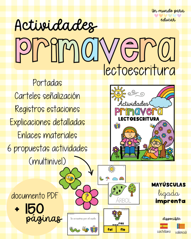 Primavera lectoescritura – Un mundo para educar